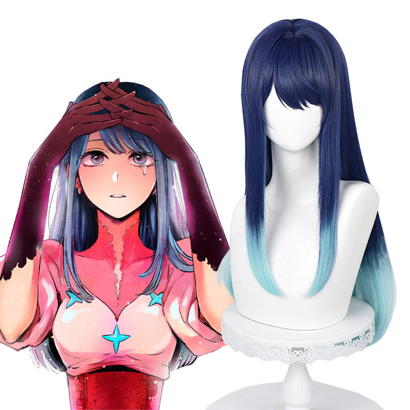 Oshi no Ko Kurokawa Akane Long Straight Gradient Cosplay Wig – lemailwig
