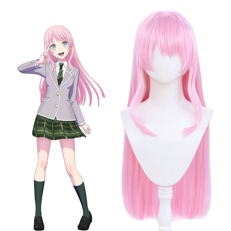 BanG Dream! It's MyGO!!! Anon Chihaya Pink Cosplay Wig – lemailwig