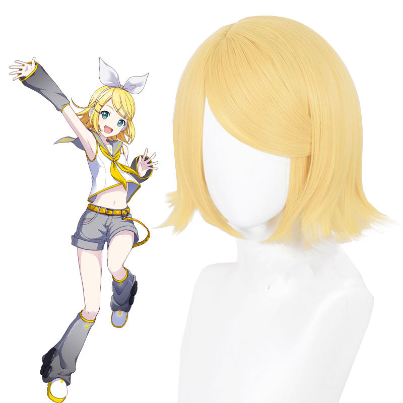 Kagamine Rin Short Blonde Cosplay Wig – lemailwig