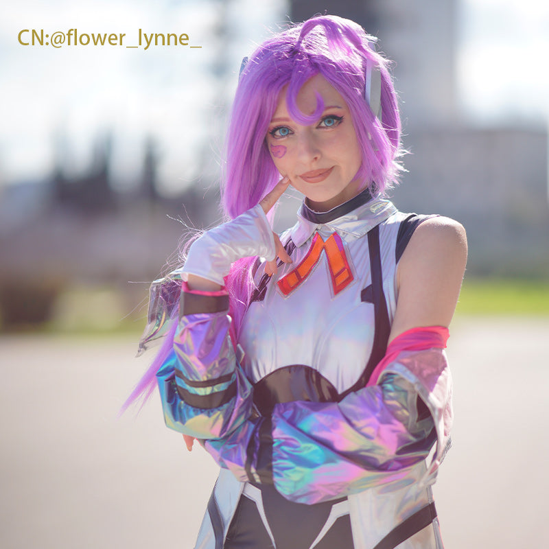 【In Stock】L-email Wig LOL Battle Dove Seraphine Cosplay Costume – lemailwig