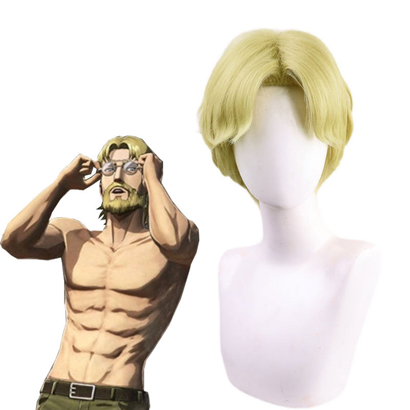 Shingeki No Kyojin The Final Season Zeke Jaeger Short Cosplay Wig ...