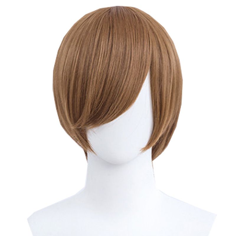 30cm Short Straight Light Brown General Anime Cosplay Wigs – lemailwig